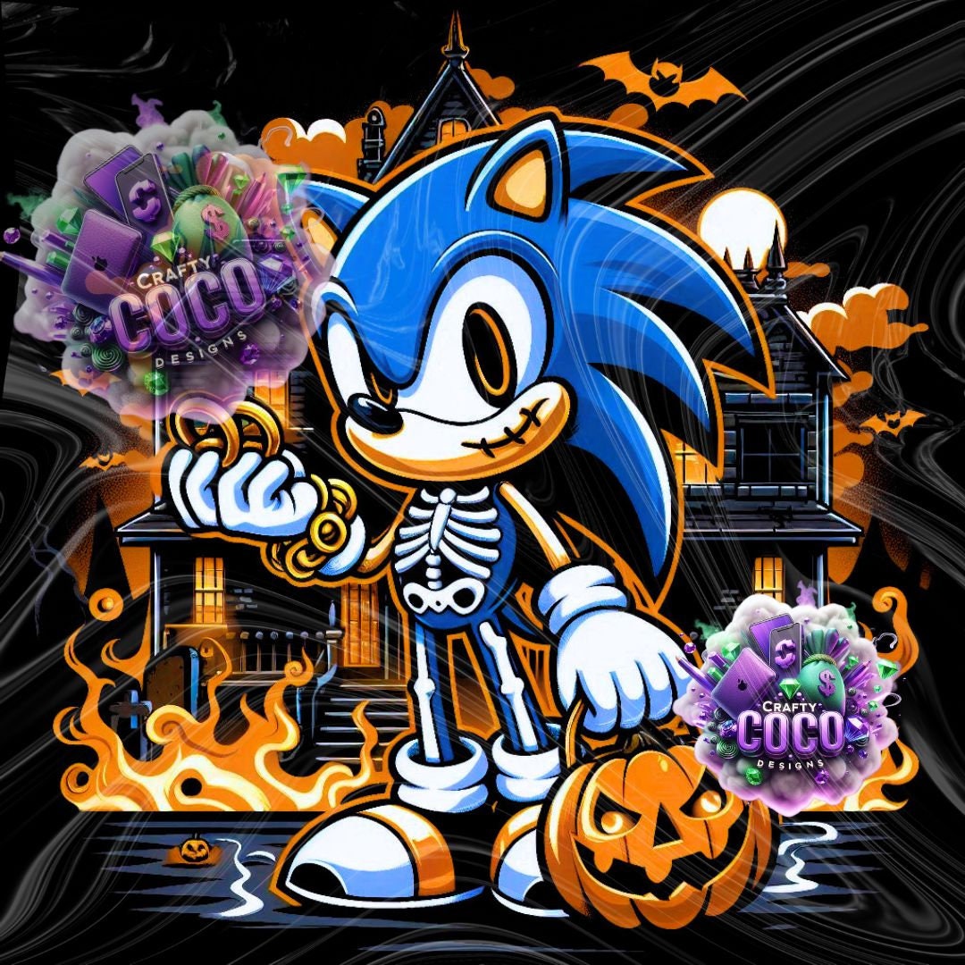 Sonic the Hedgehog PNG Sonic Dtf Print Tumbler PNG Cake Topper ...