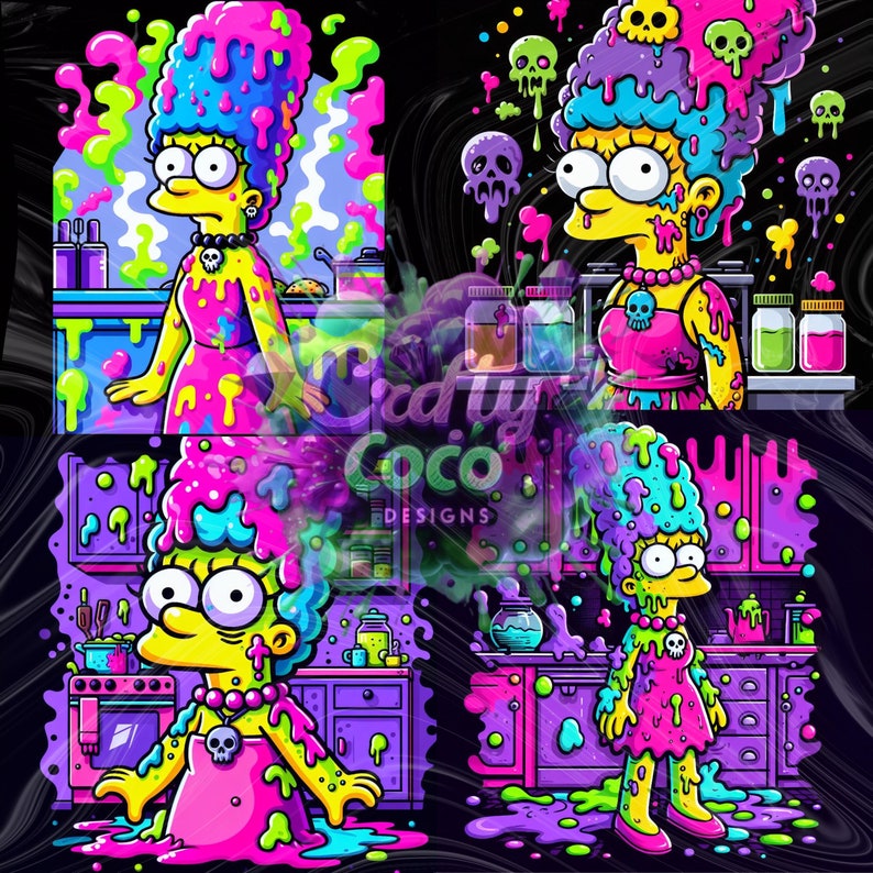 Simpson Halloween Bundle the Simpson Png Halloween Digital Designs ...
