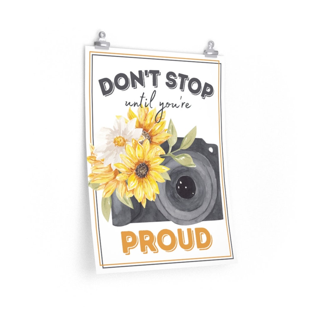 Don't Stop Until You're Proud, Back to School, Classroom Posters ...