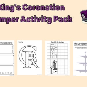 Kings Coronation Bumper Activity Pack for Kids, Including Colouring ...
