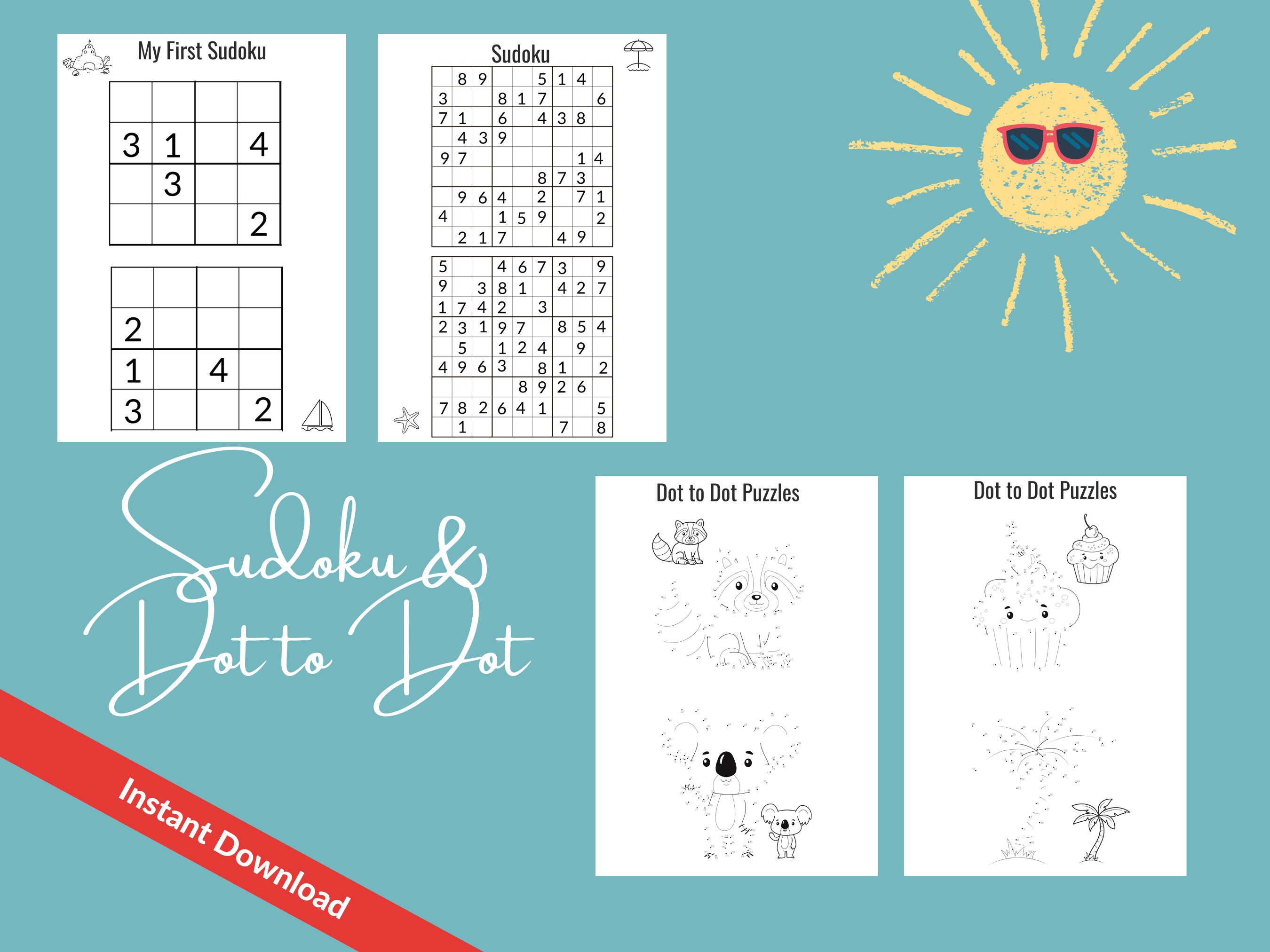Summer Bumper Activity Pack, Printables, Games, Activities, Puzzles and ...
