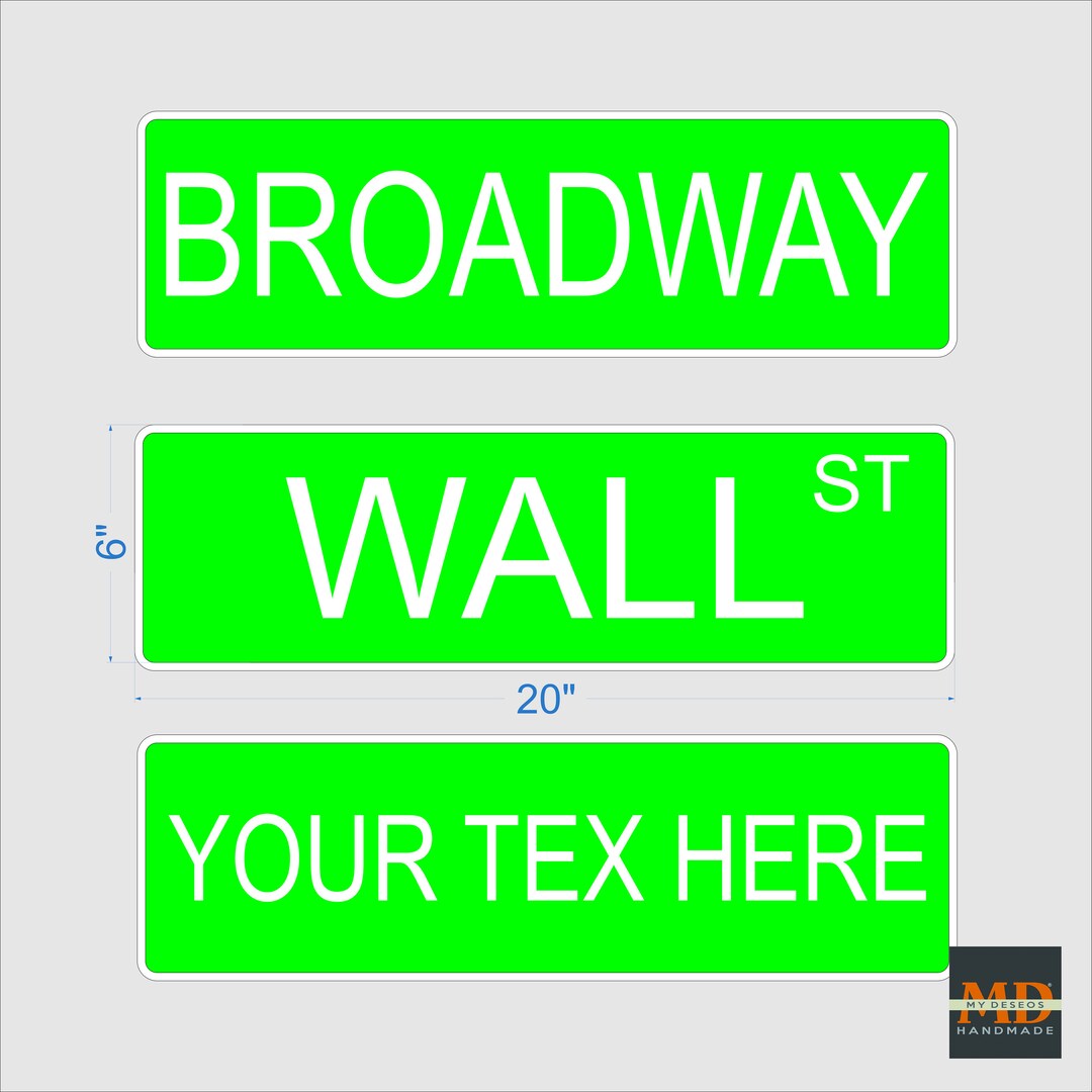 Custom Street Sign, Metal Street Sign, Custom Street Sign, Make Your ...