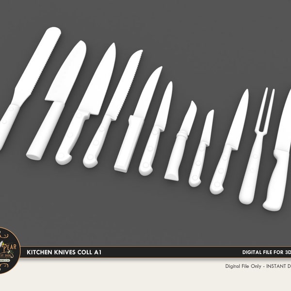 Knife 3d Print File - Etsy