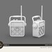 1:12 Portable Radio A1 Dollhouse Miniature 3D STL PRINT File Instant ...