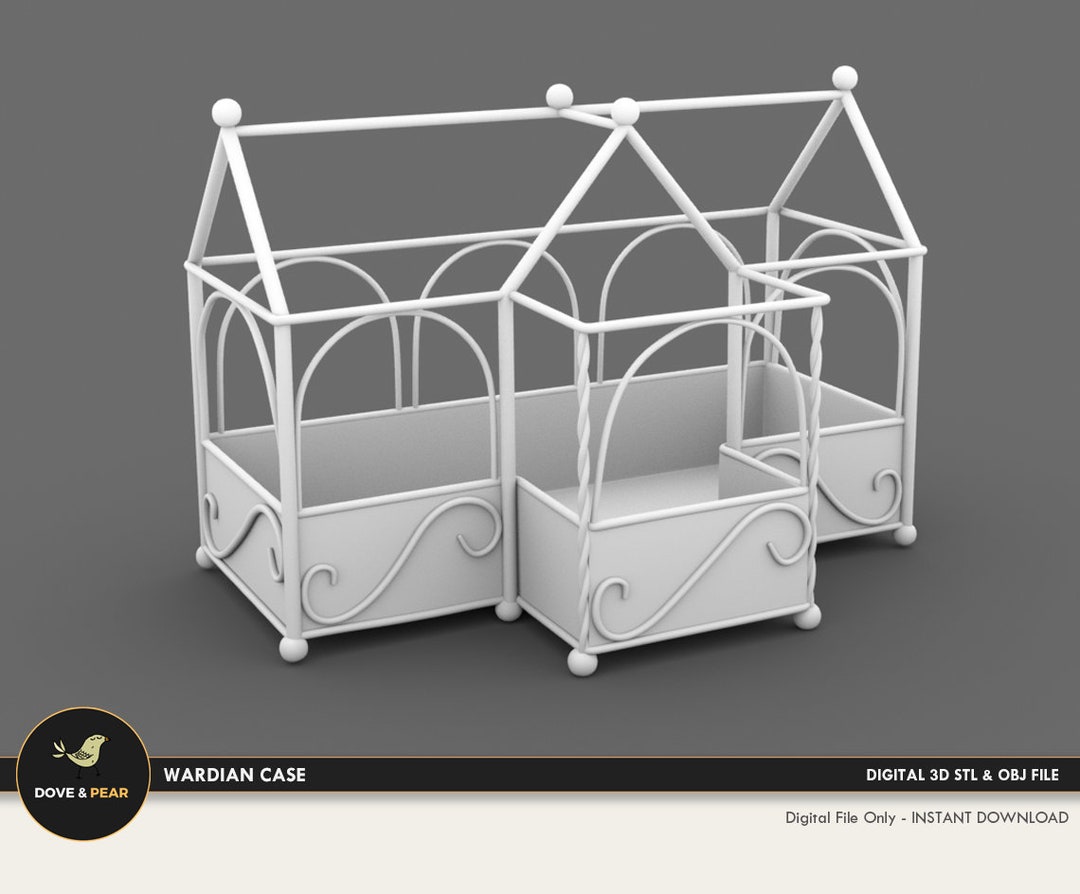 1:12 Wardian Case Dollhouse Miniature 3D STL PRINT File Instant ...