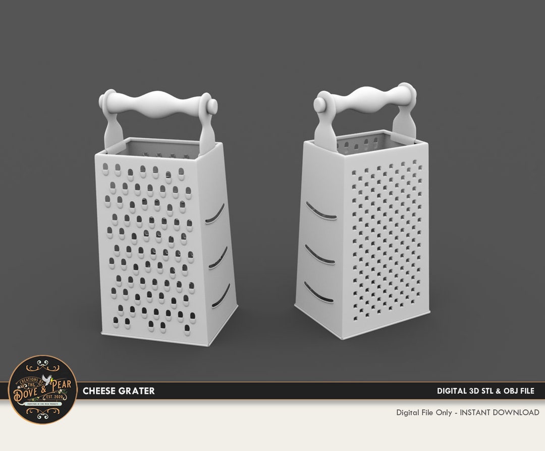 1:12 Cheese Grater Dollhouse Miniature 3D STL PRINT File Instant Download - Etsy