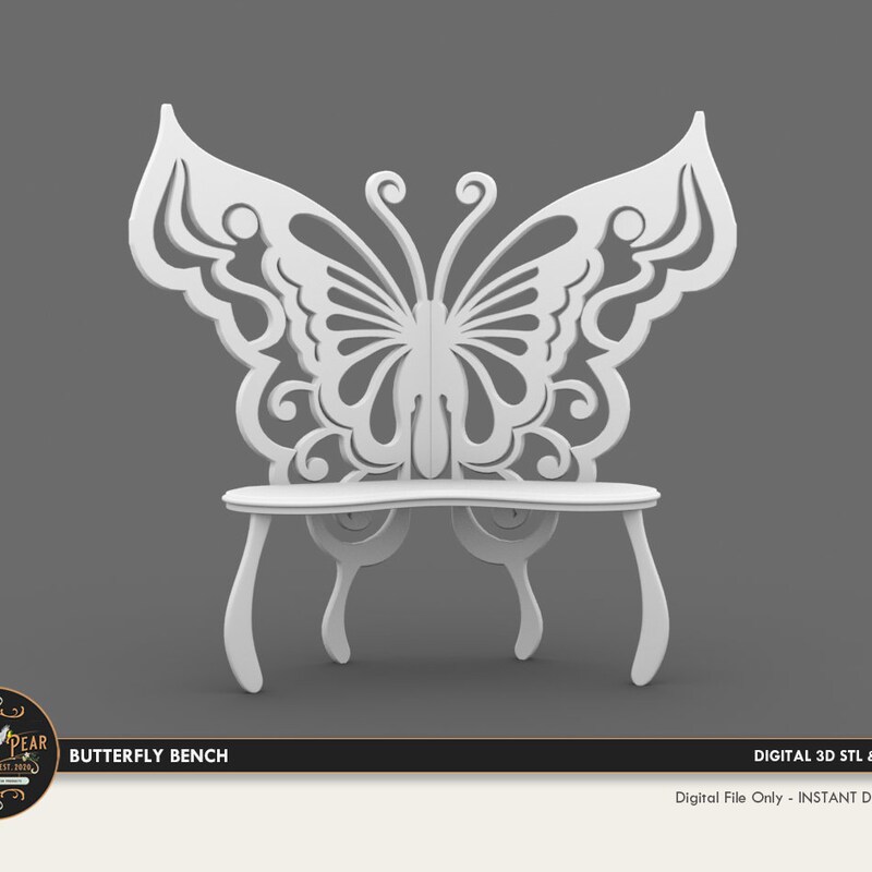 Butterfly Bench - Etsy
