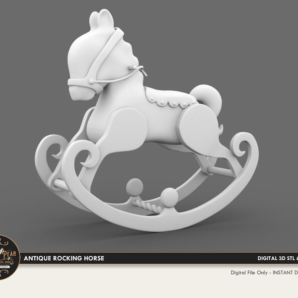 Antique Rocking Horse - Etsy