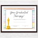 Therapy Graduate Certificate Printable, Mental Health Counseling ...