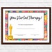Therapy Student Certificate Printable, Mental Health Counseling Diploma ...