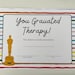 Therapy Graduate Certificate Printable, Mental Health Counseling ...