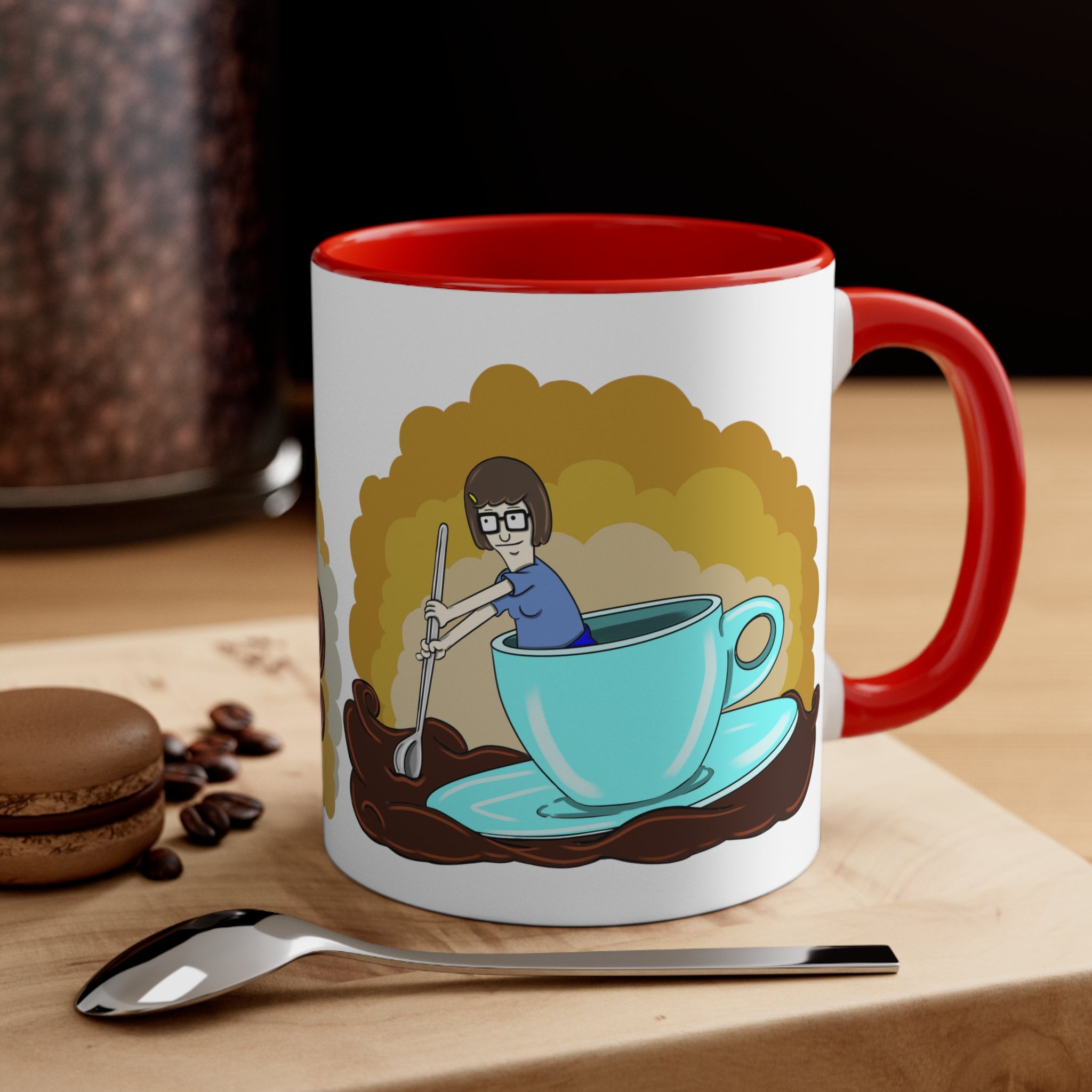 Espresso Tina, Bob's Burger Coffee Cup,accent Coffee Mug, 11oz - Etsy