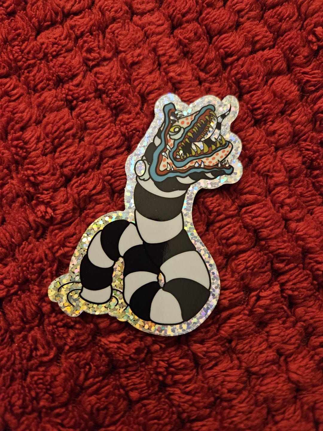 Sandworm Sticker, Vinyl Sticker, Beetlejuice Sticker, Sticker, Horror ...