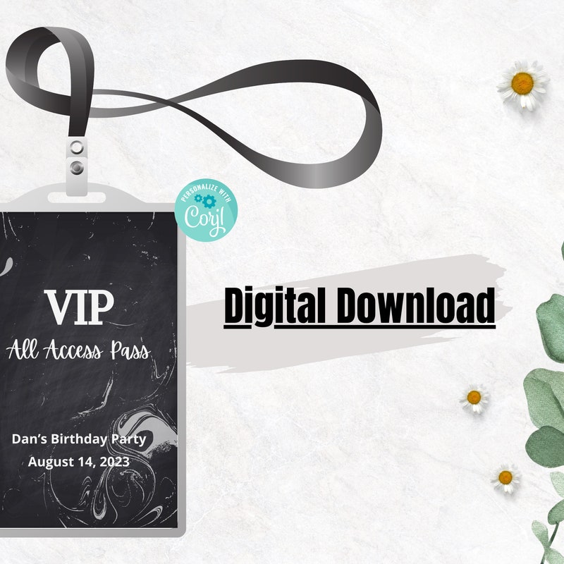 Backstage Passes - Etsy