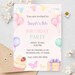 Pastel Birthday Party Invitation, Girls Celebration, Kids Invite ...