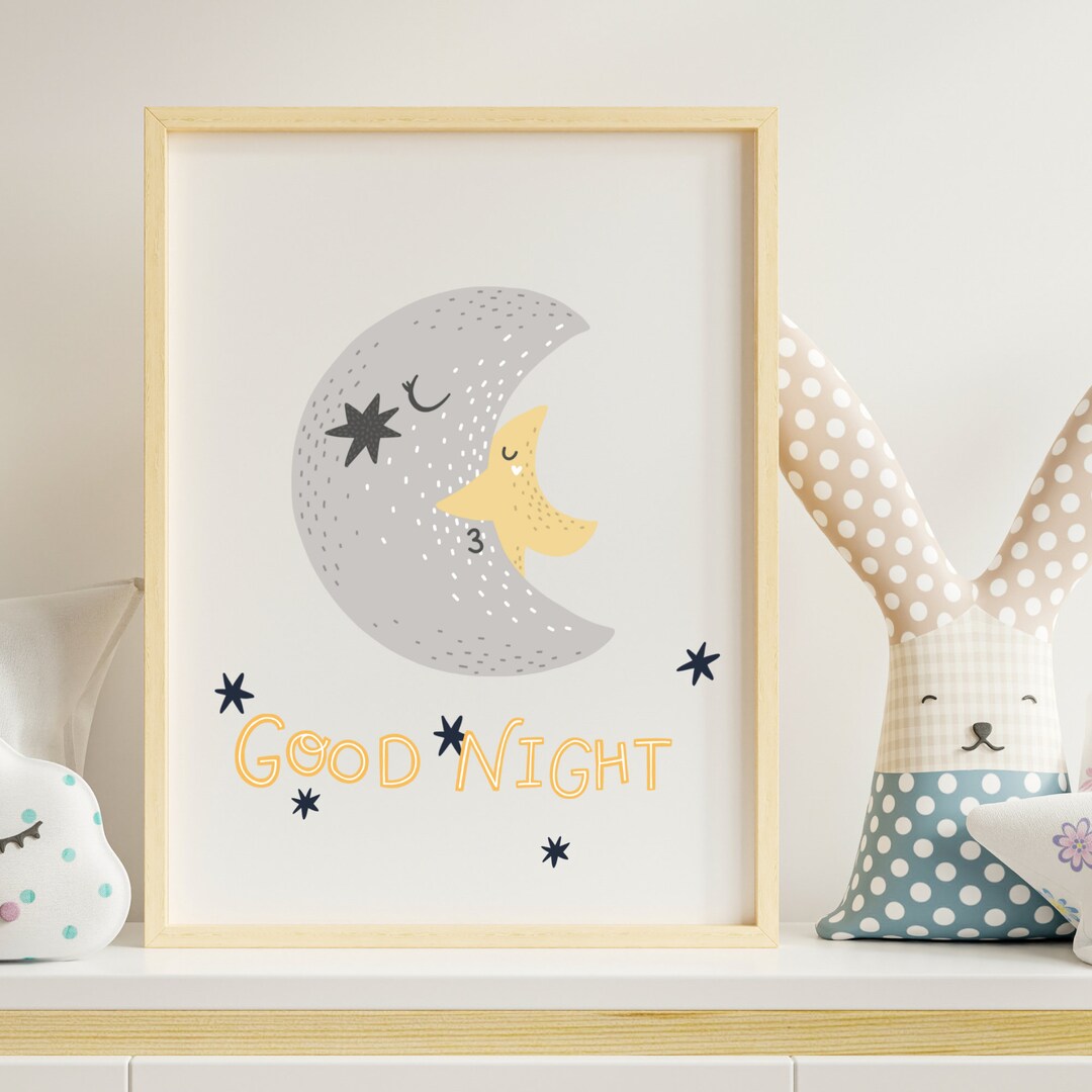 Goodnight Moon - Nursery Decor - Etsy