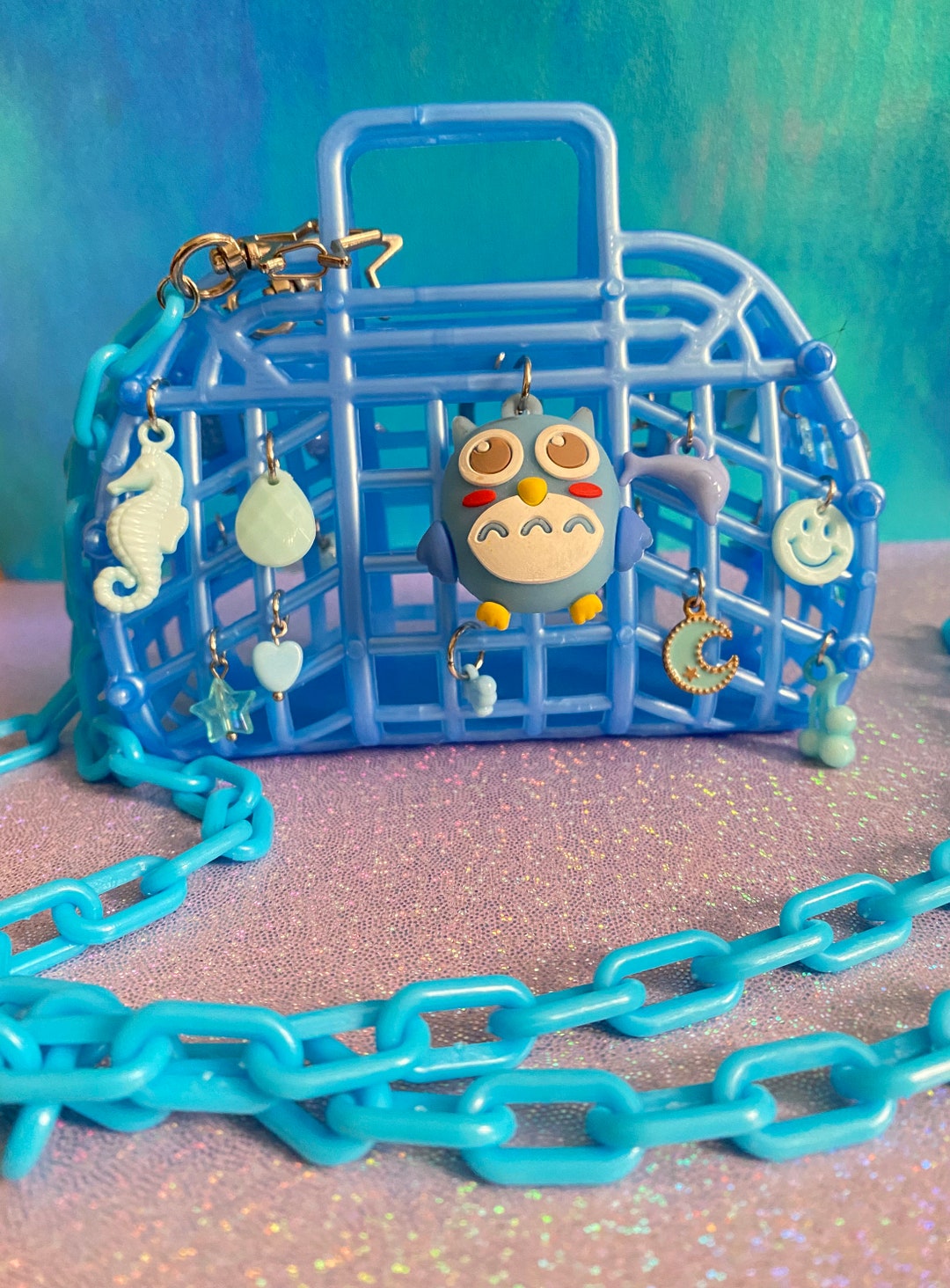 Kawaii Blue Mini Purse, Pastel Blue Bag, Vintage Mini Purse - Etsy