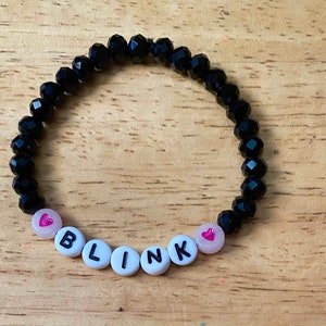 Blackpink Kpop Bracelet, Blackpink Jewelry, Kpop Beaded Bracelet - Etsy
