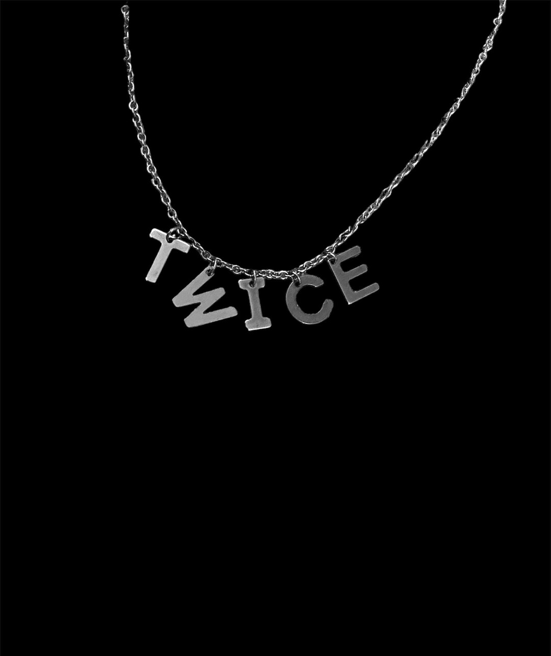 Twice Kpop Necklace, Custom Kpop Jewelry, Silver Kpop Necklace - Etsy
