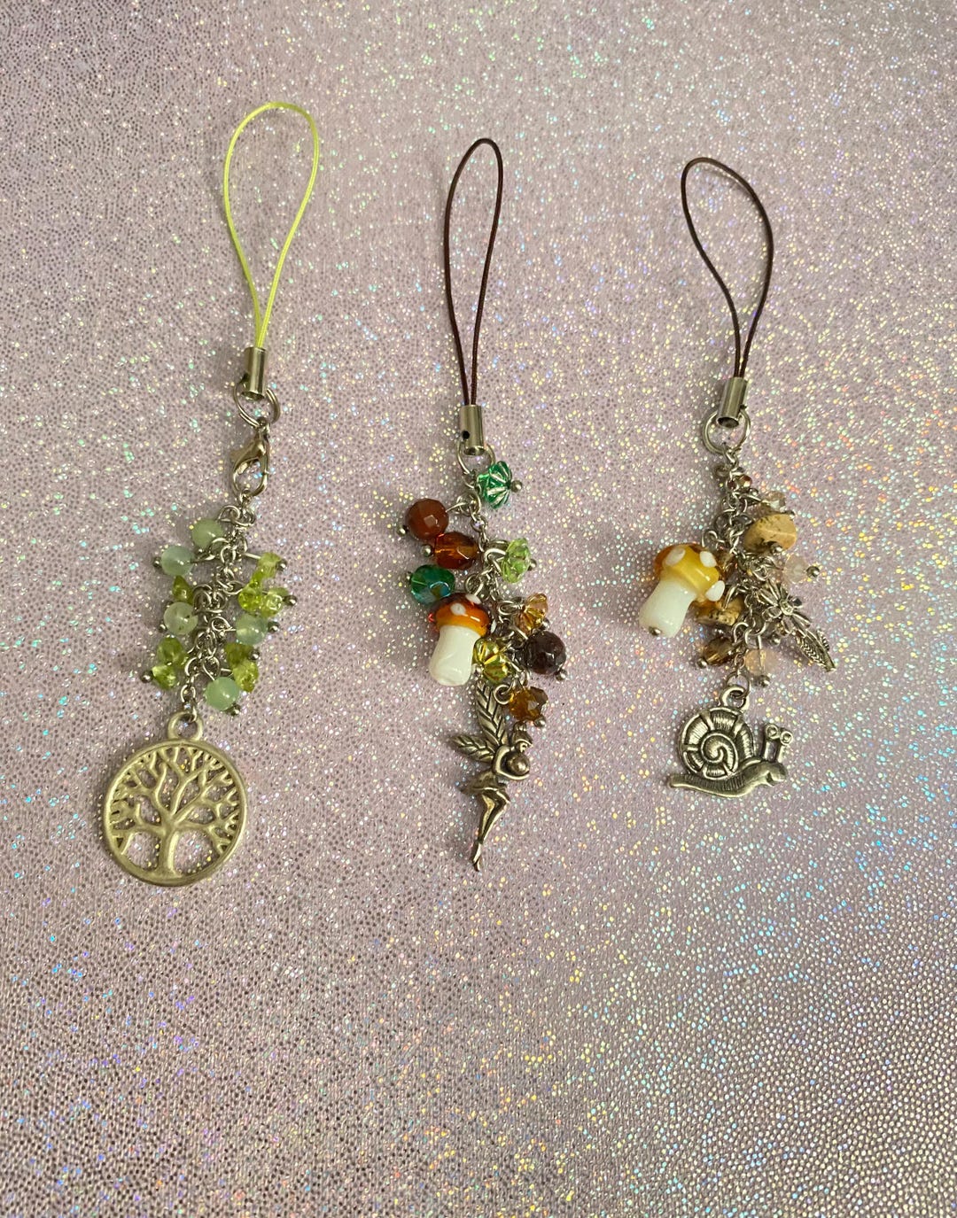 Cottagecore Phone Charms, Fairycore Charm, Beaded Phone Charm - Etsy