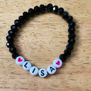 Blackpink Kpop Bracelet, Blackpink Jewelry, Kpop Beaded Bracelet - Etsy