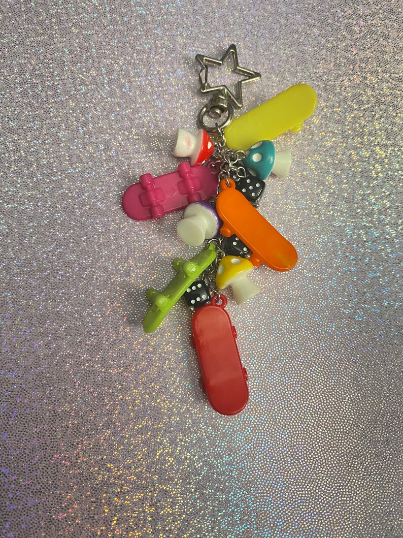 Skater Boi Keychain, Y2k Keychain, Decora Kei Charm - Etsy