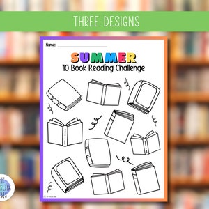 Printable Summer Reading Log PDF | Kids Reading Tracker | Summer ...