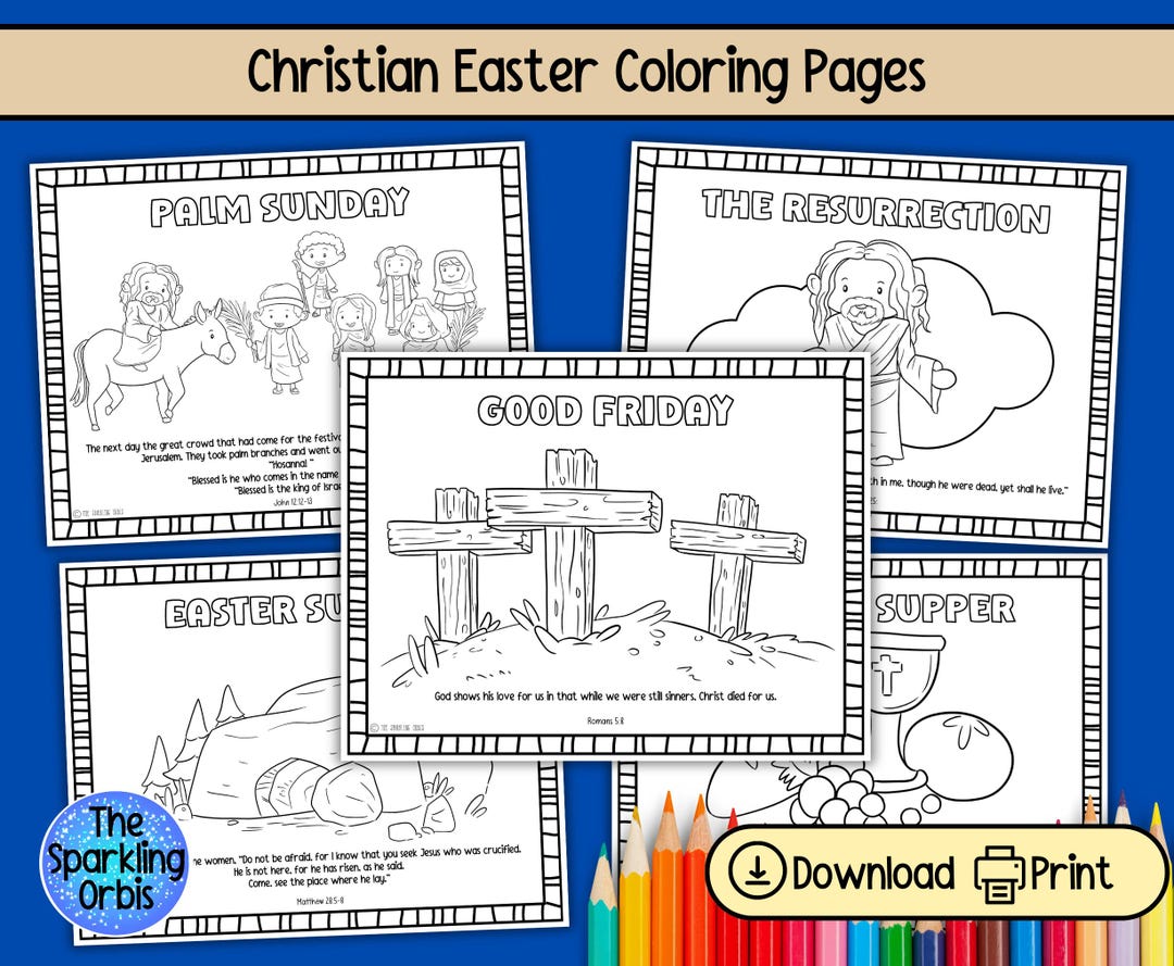 Printable Christian Easter Coloring Pages | Christian Coloring Pages ...