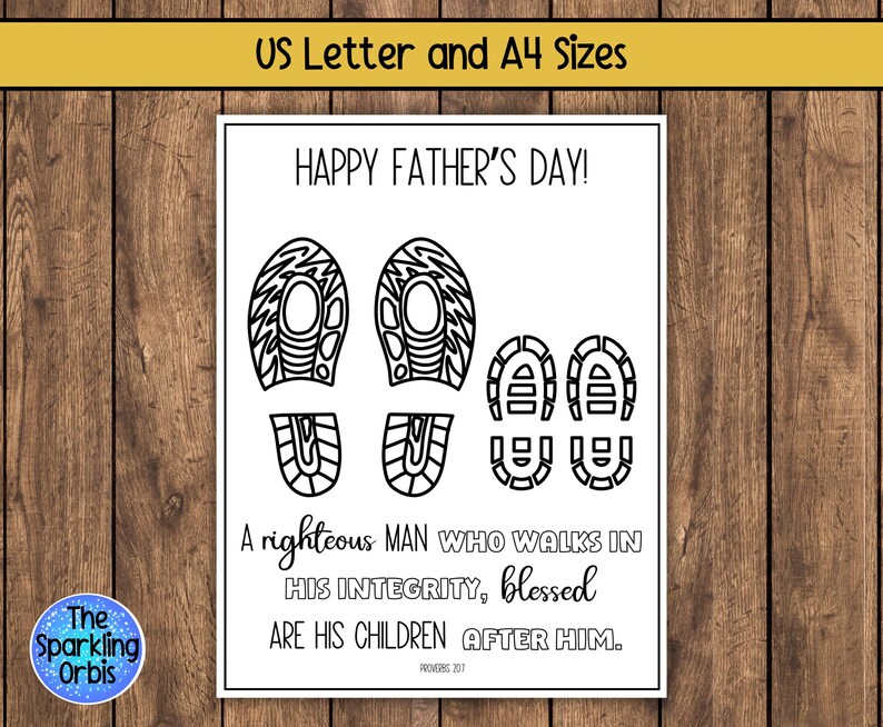 Christian Father's Day Coloring Pages: Set of 3 (digital Download) - Etsy