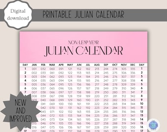 Julian Calendar | Military | Government |digital Download | Printable ...