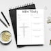 Printable Bible Study Template Bible Study Chapter and Verse Summary ...