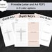 Printable Church Notes Template | Sermon Notes | Church Notes | PDF ...