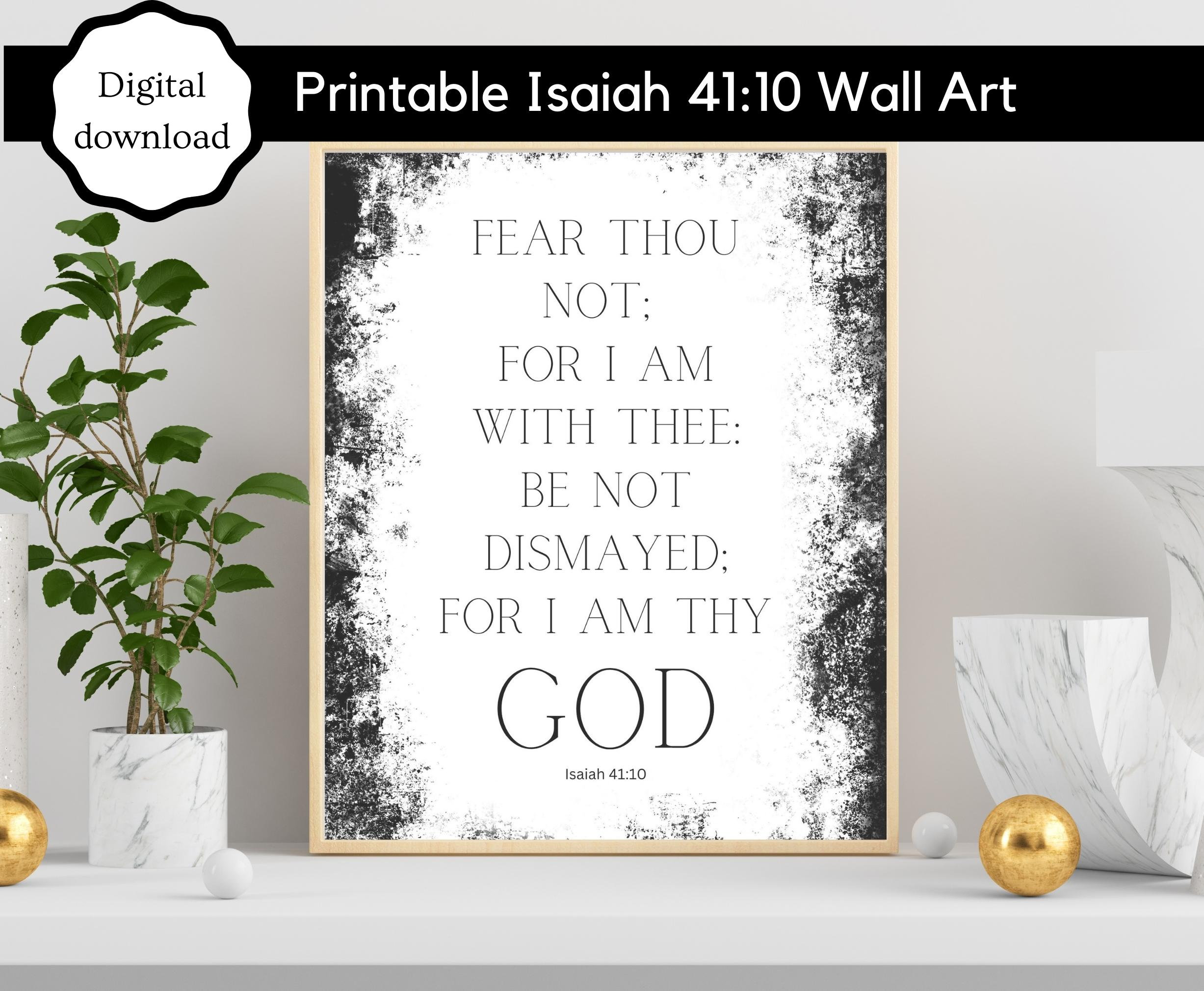 Isaiah 41:10 Kjv