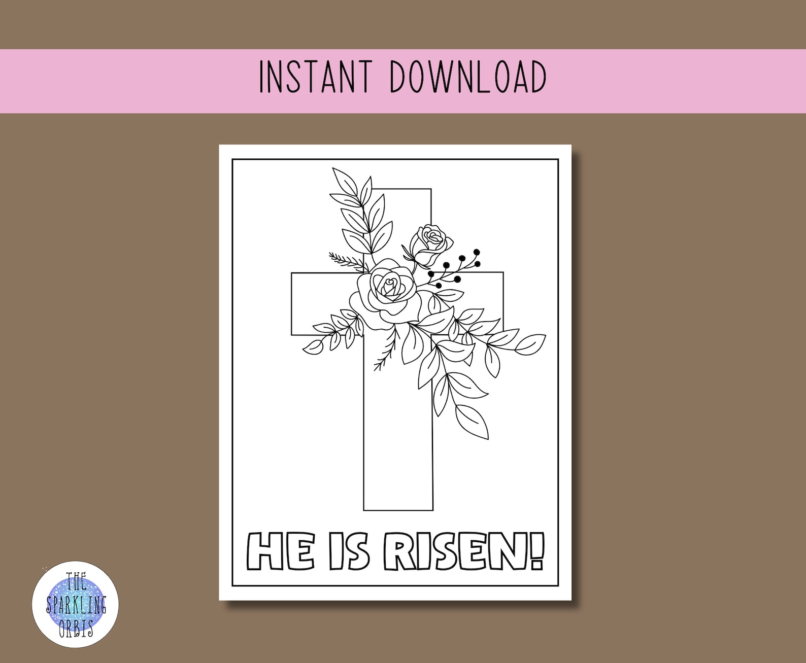 Set of 5 Printable Bible Verse Coloring Pages | Christian Easter ...