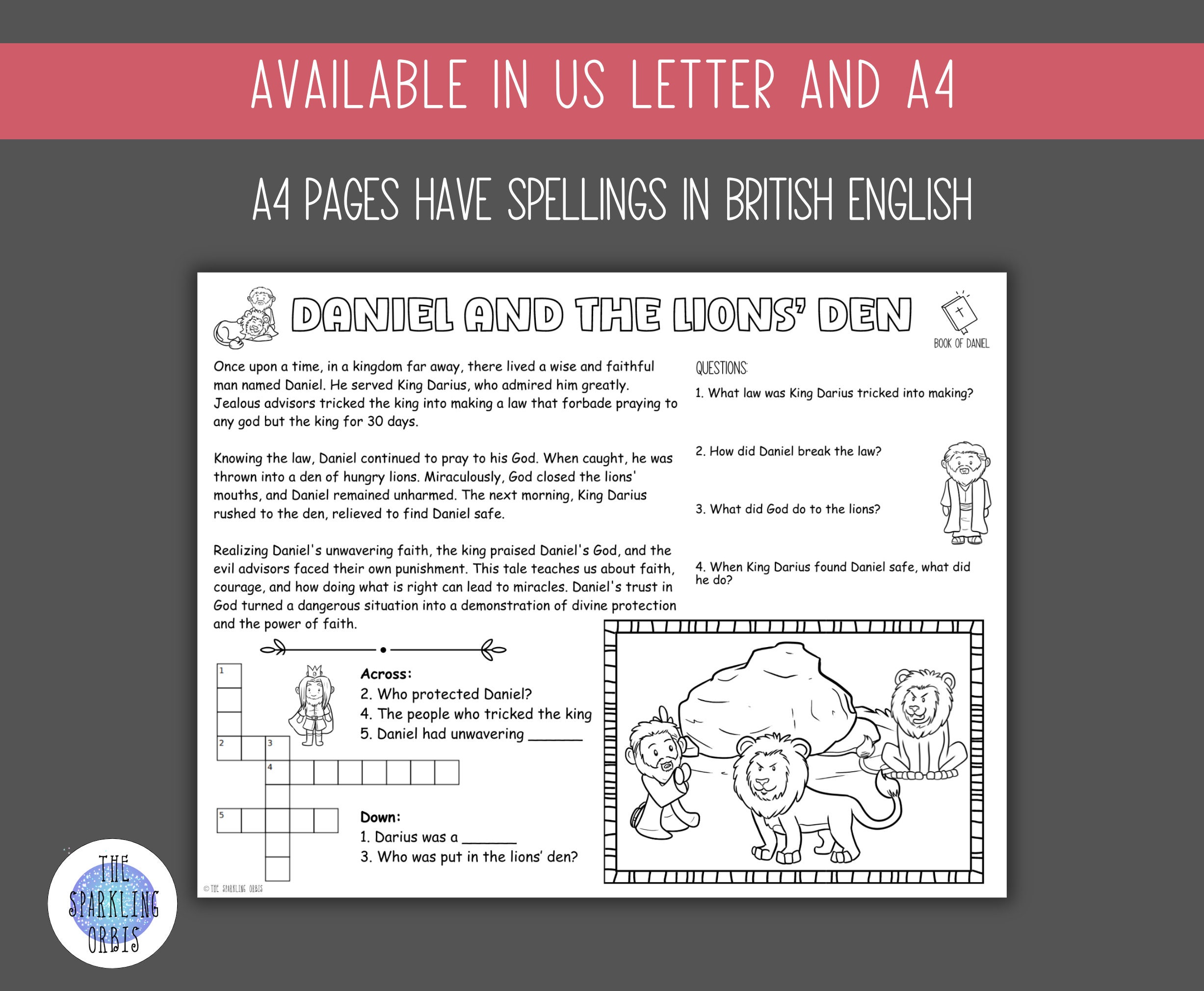 Printable Bible Stories Activity Pages for Sunday School noah, David ...