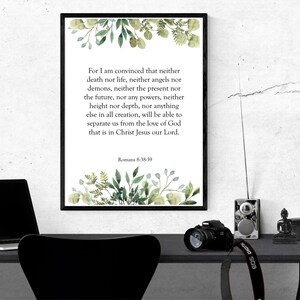 Romans 8:38-39 | Bible Verse Wall Art | Digital Download | Printable ...