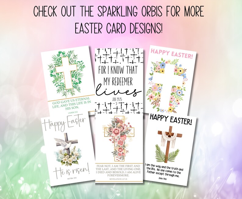 Printable Christian Easter Card | 1 John 5:11 | Religious Easter Card ...
