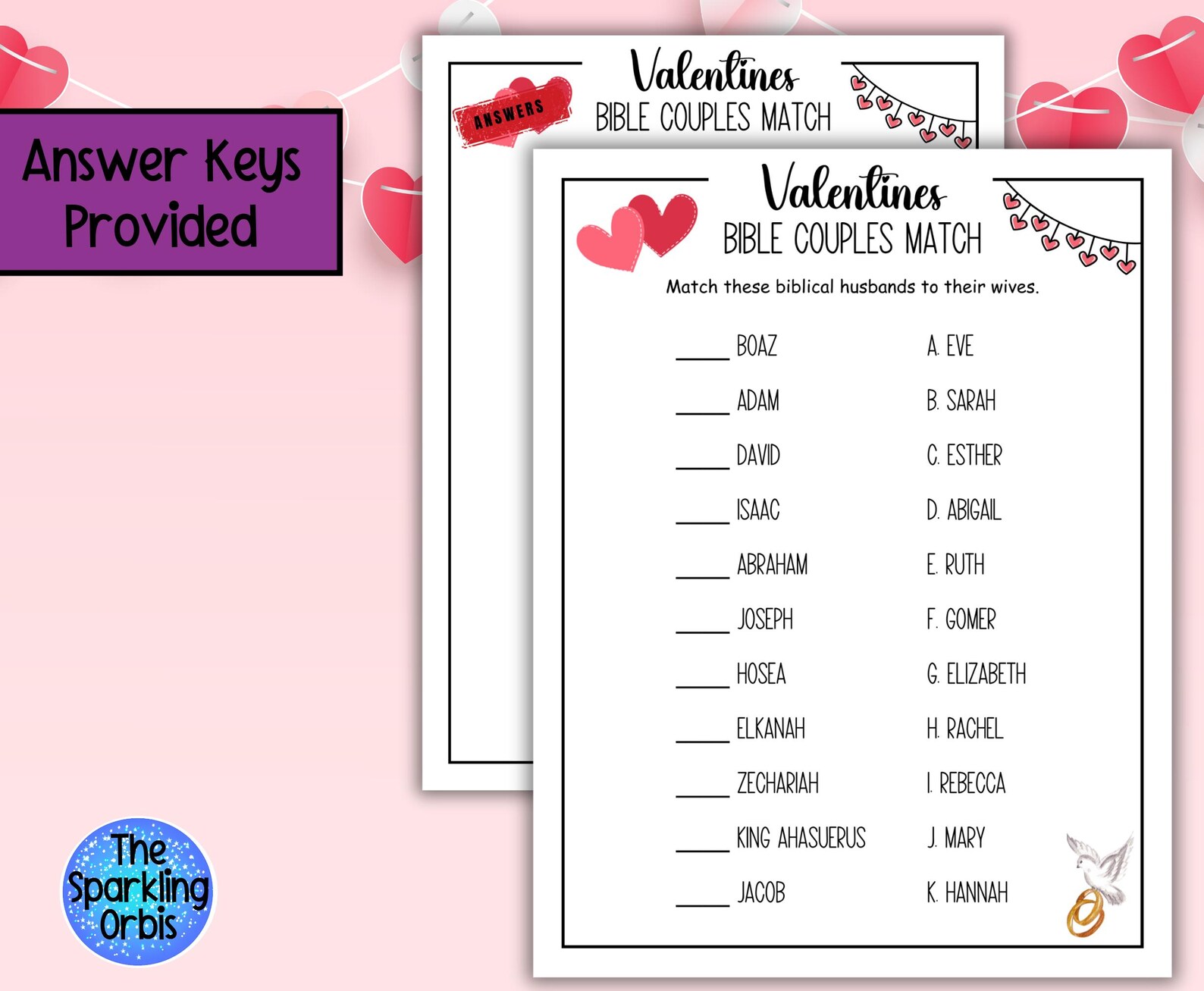 Printable Christian Valentine's Activities | Valentine Activities ...
