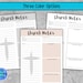 Printable Church Notes Template | Sermon Notes | Church Notes | Note ...