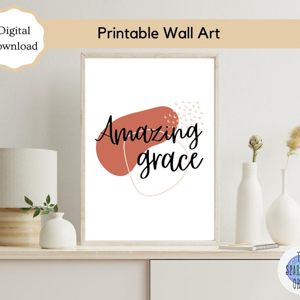 Amazing Grace Poster - Etsy