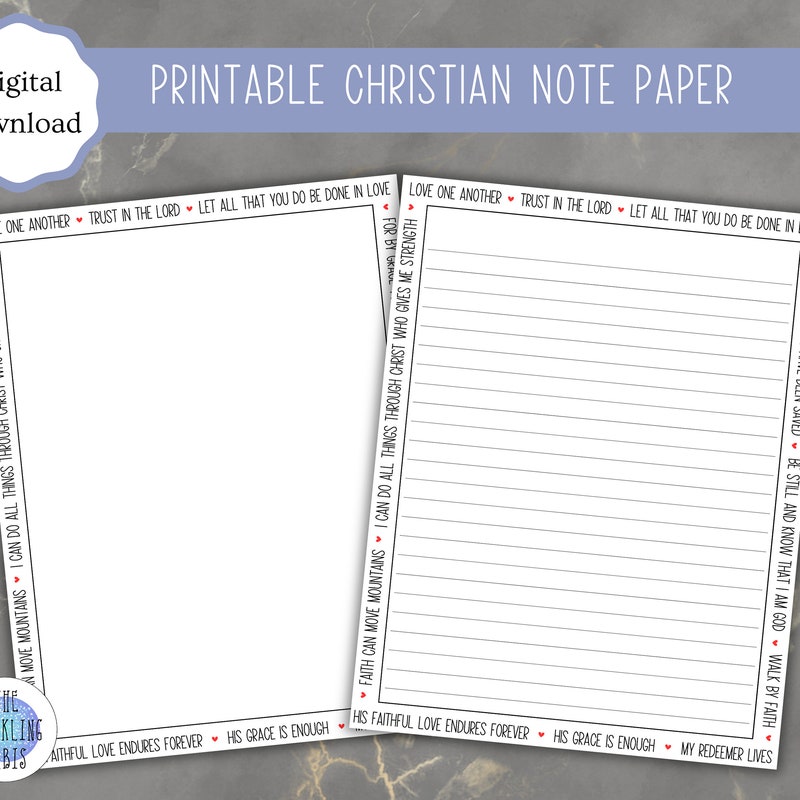 Religious Paper - Etsy