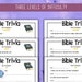 Printable Bible Trivia Pages Old Testament New Testament Bible Quiz ...