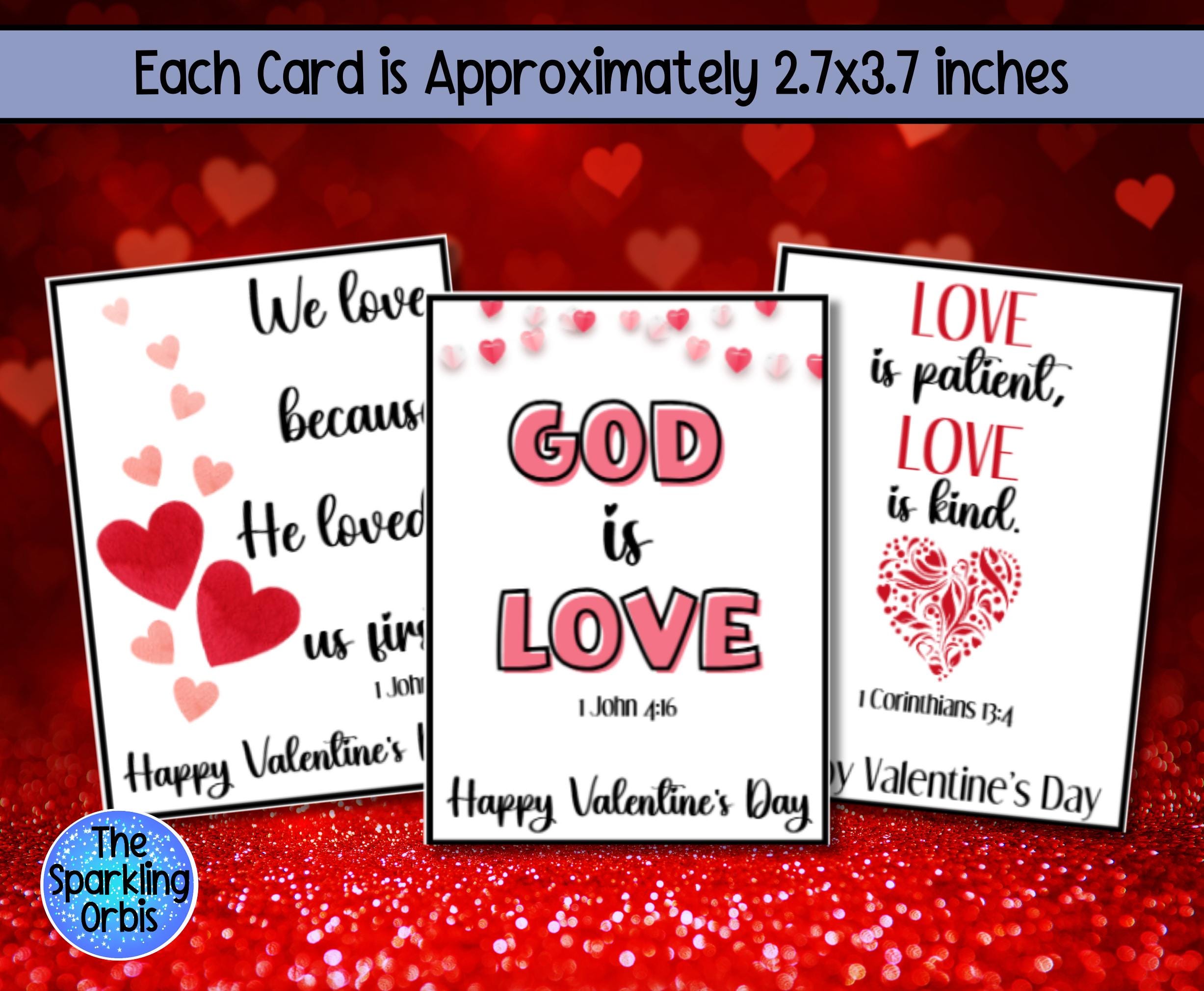 Printable Christian Valentines Cards | Bible Verse | Scripture Cards ...