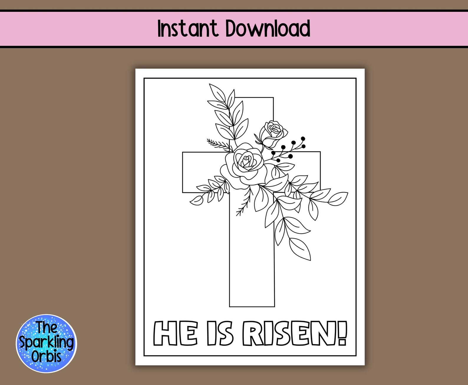 Set of 5 Printable Bible Verse Coloring Pages | Christian Easter ...