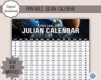 Julian Calendar | Military | Government |digital Download | Printable ...