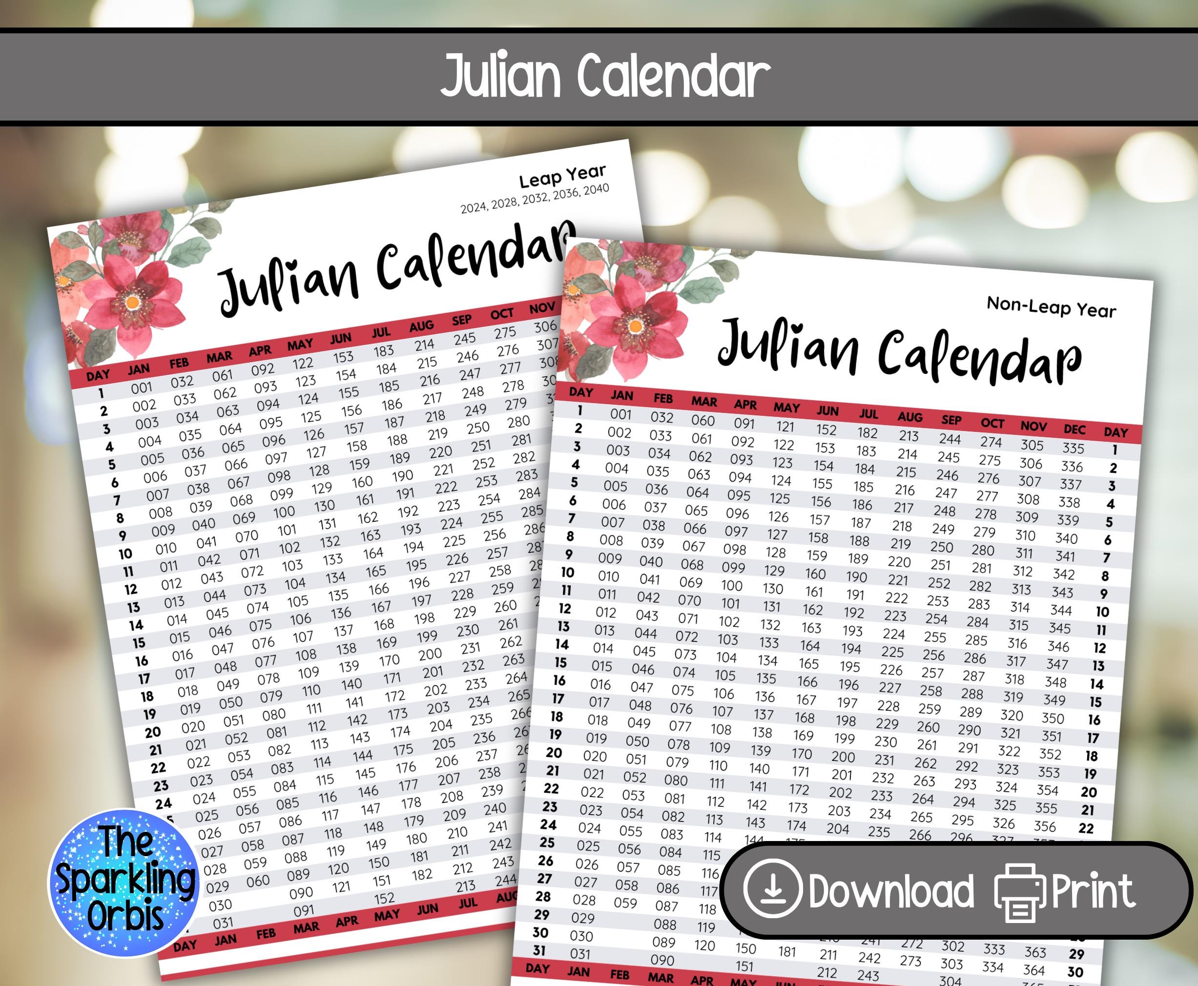 Julian Calendar Converter