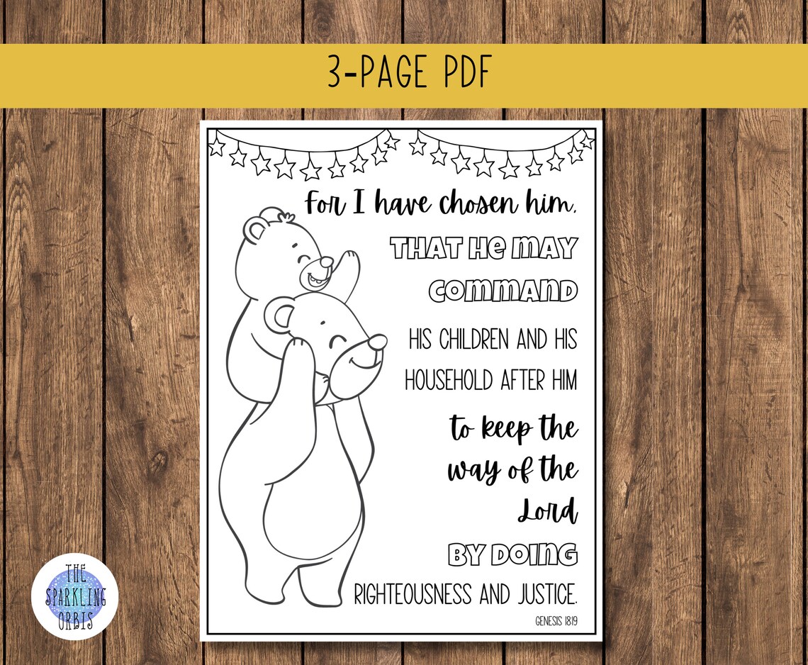 Printable Christian Father's Day Coloring Pages | Father's Day ...