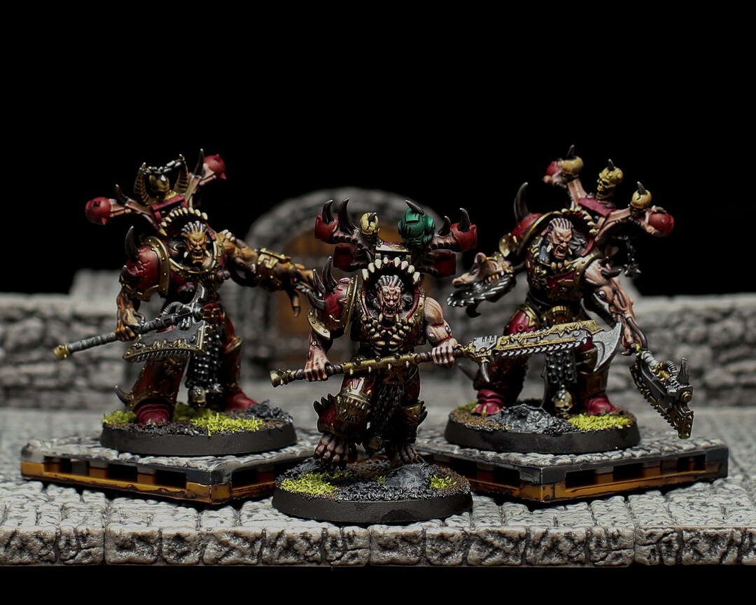 Exalted Eightbound World Eaters Pro Painted Warhammer 40K Miniatures ...