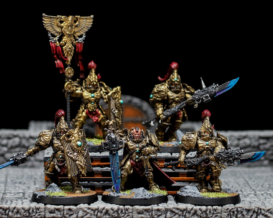Custodian Guard Squad Adeptus Custodes Pro Painted Warhammer 40K ...