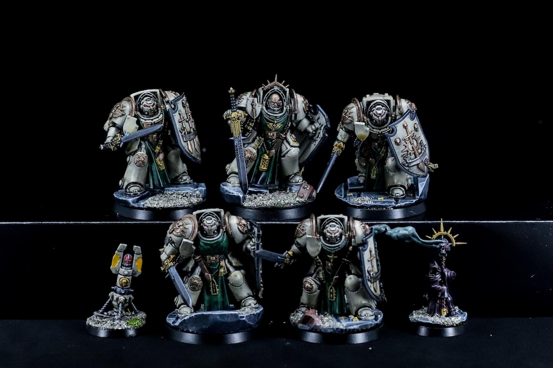Deathwing Knights - Space Marines: Dark Angels - Pro Painted Warhammer ...
